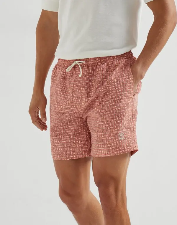 Brunello Cucinelli Printed Swim Shorts