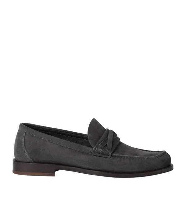Brunello Cucinelli Suede Loafers