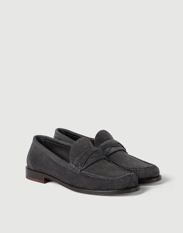 Brunello Cucinelli Suede Loafers