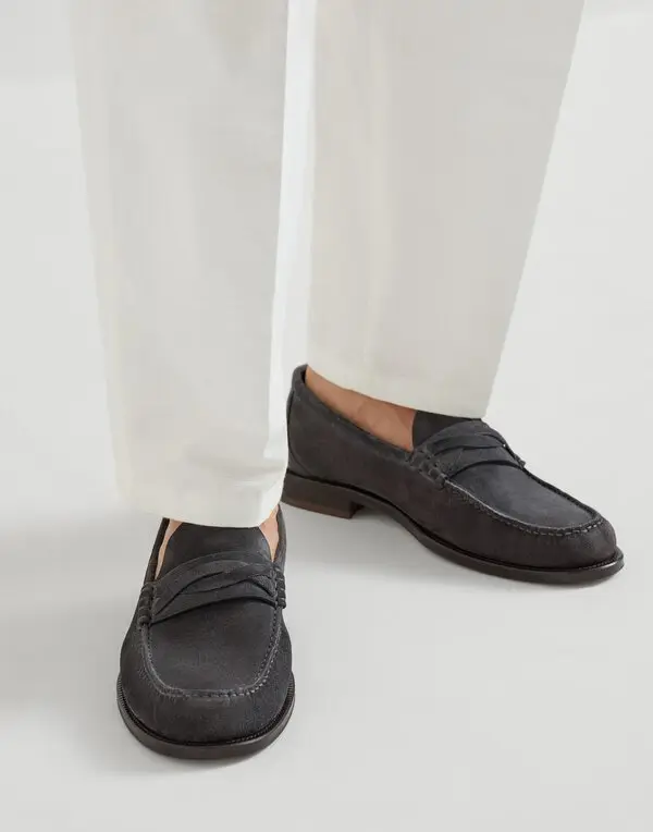 Brunello Cucinelli Suede Loafers