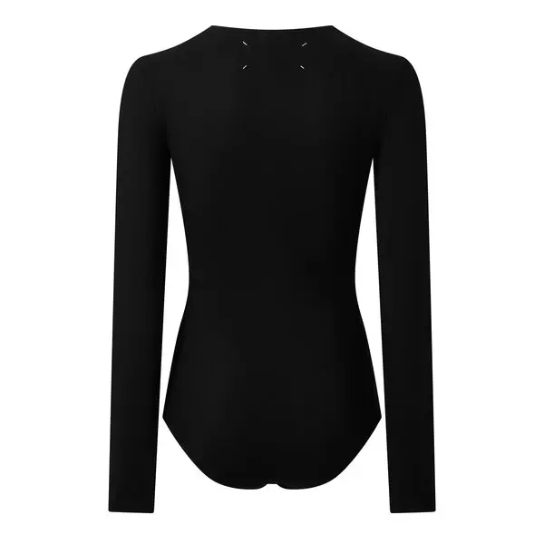 MAISON MARGIELA Minimalist Longsleeve Bodysuit