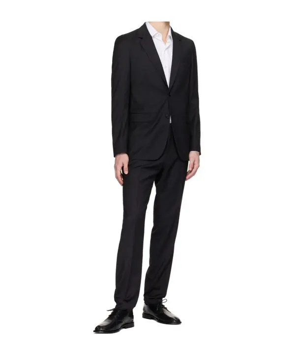 Hugo Boss Micro-patterned Slim Fit Suit