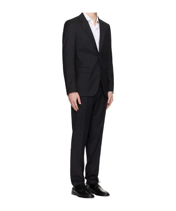 Hugo Boss Micro-patterned Slim Fit Suit