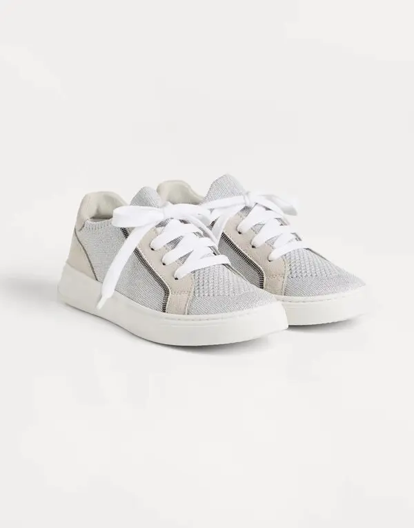 Brunello Cucinelli Suede-paneled Low-top Sneakers