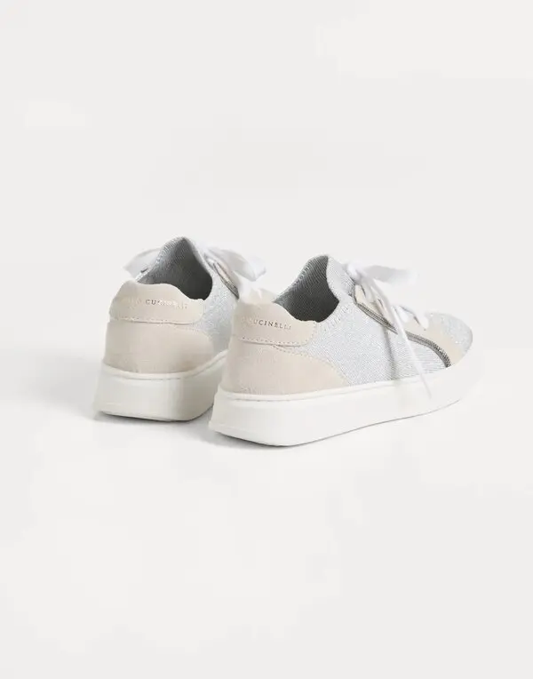 Brunello Cucinelli Suede-paneled Low-top Sneakers