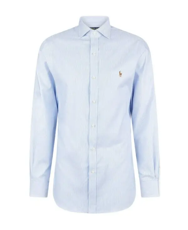 Polo Ralph Lauren Embroidered-logo Striped Shirt