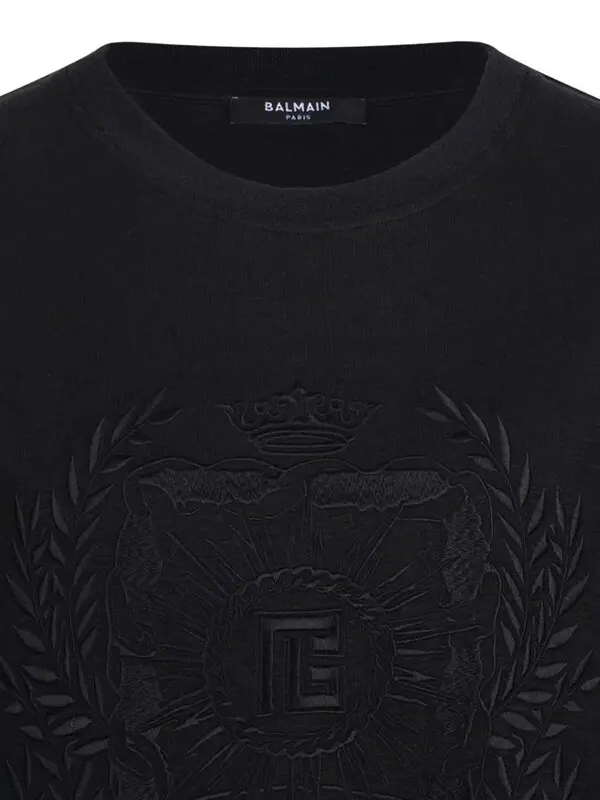 Balmain Logo Crew Neck T-shirt