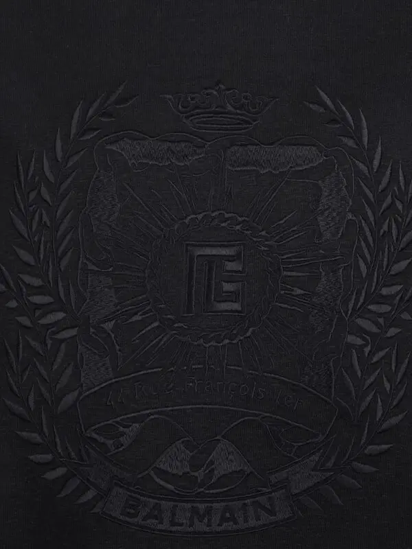 Balmain Logo Crew Neck T-shirt
