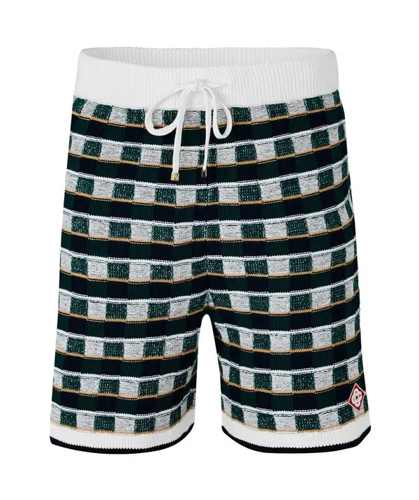 Casablanca Crochet Mosaic Shorts
