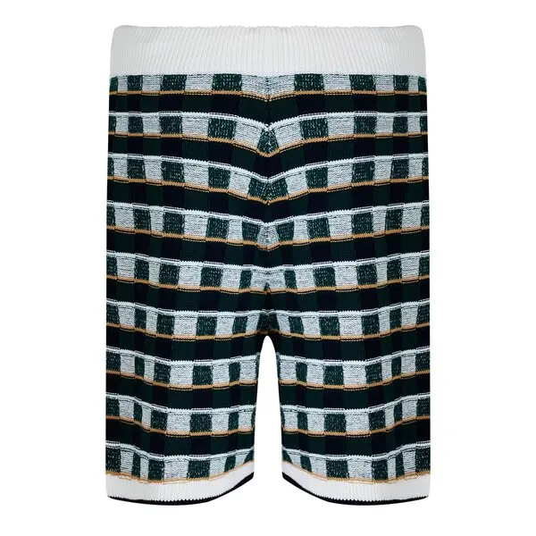 Casablanca Crochet Mosaic Shorts