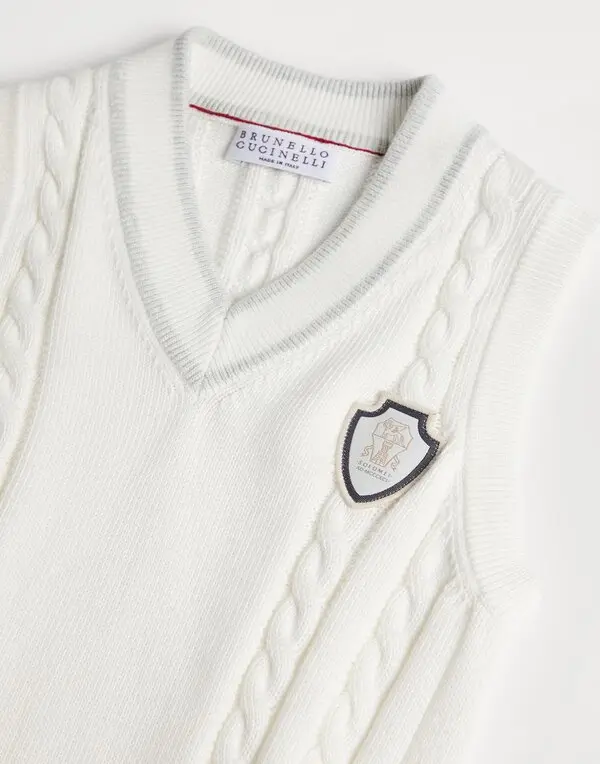Brunello Cucinelli Cotton Knitted Vest