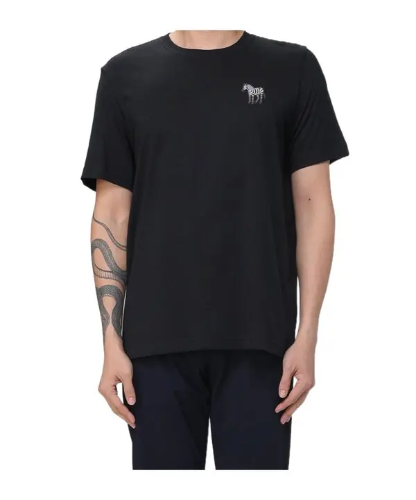 Paul Smith Embroidered-motif T-shirt - Black