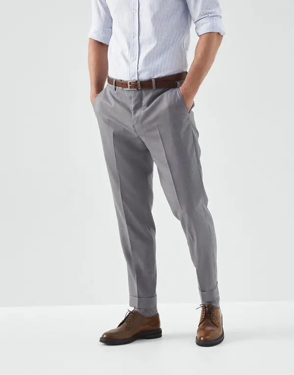 Brunello Cucinelli Tapered-leg Tailored Trousers