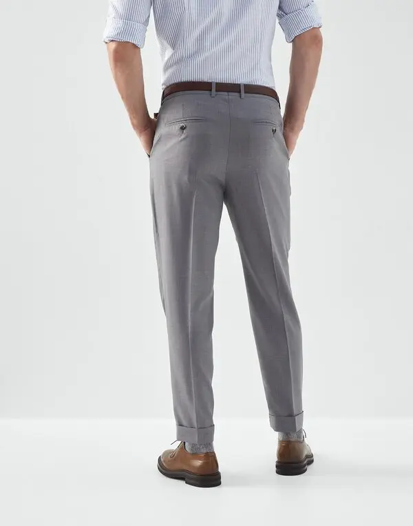 Brunello Cucinelli Tapered-leg Tailored Trousers