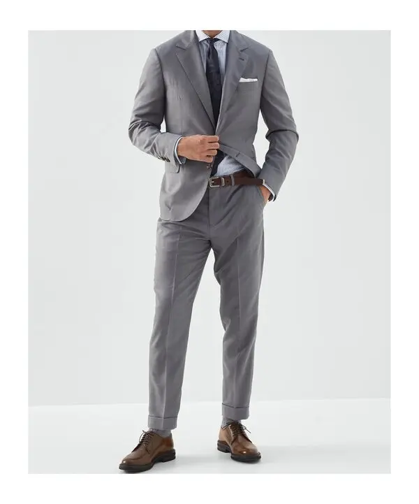 Brunello Cucinelli Tapered-leg Tailored Trousers
