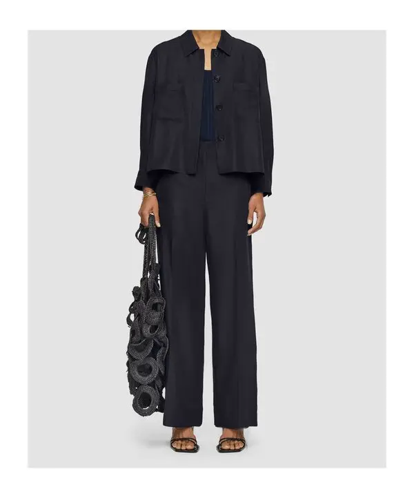 JOSEPH Elastic Waist Full Length Trousers