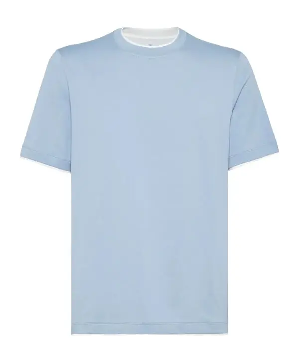 Brunello Cucinelli Layered-effect Crewneck T-shirt