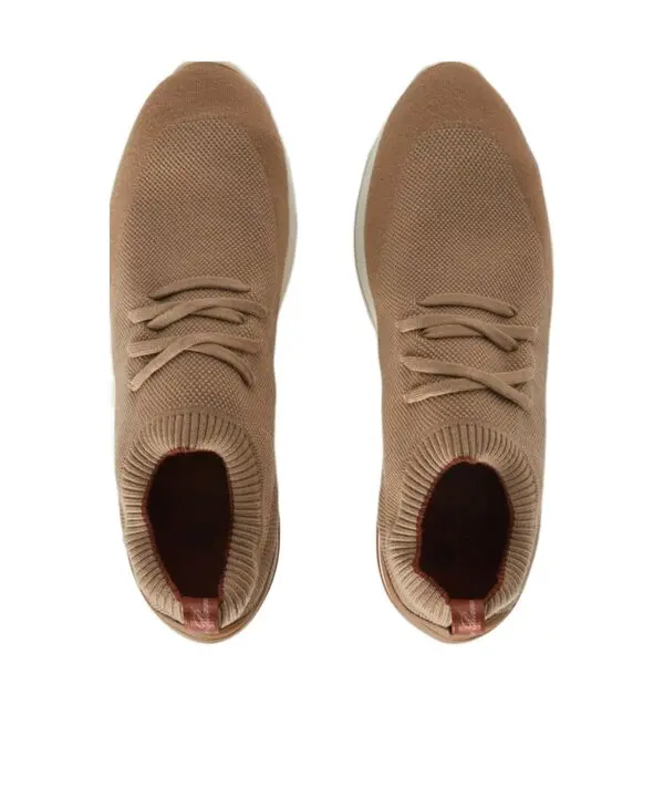 Loro Piana 360 Lp Flexy Walk Knitted Leather Sneakers