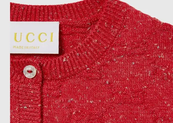 Gucci Baby Gg Cotton Cardigan