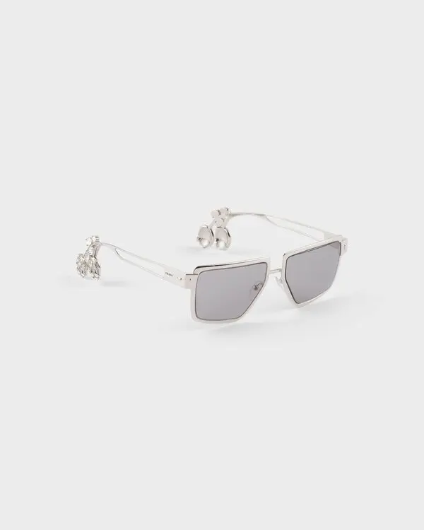 Prada Embellished Full Rim Sunglasses