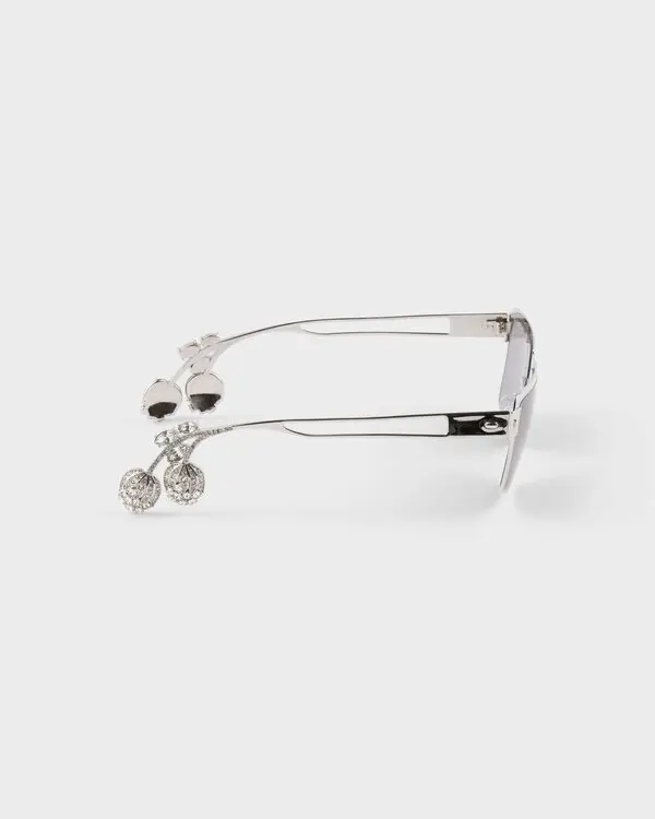 Prada Embellished Full Rim Sunglasses