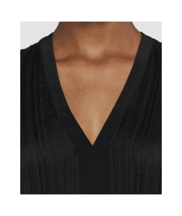 JOSEPH Lucien Pleated Vest - Black