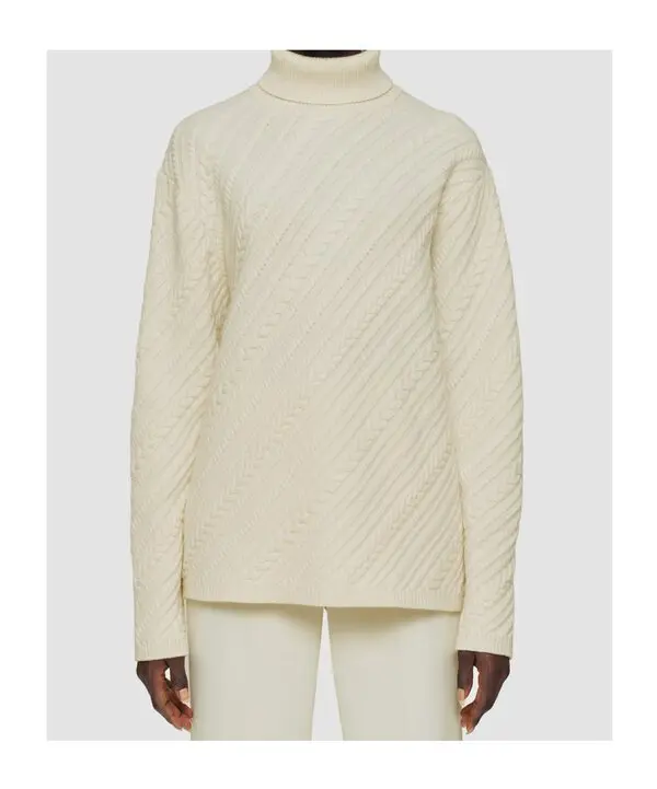 JOSEPH Cable Knit Turtleneck Sweater