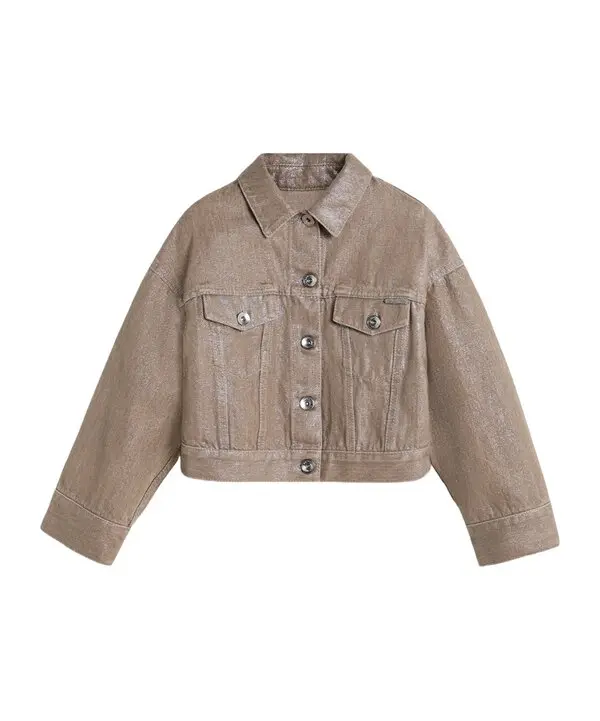 Brunello Cucinelli Long Sleeve Denim Jacket