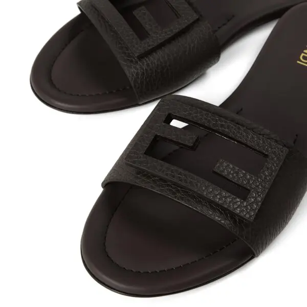 Fendi Solid Color Slippers