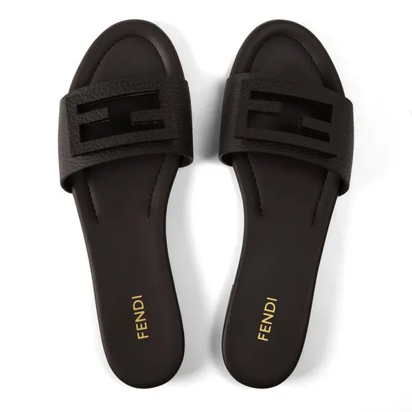 Fendi Solid Color Slippers