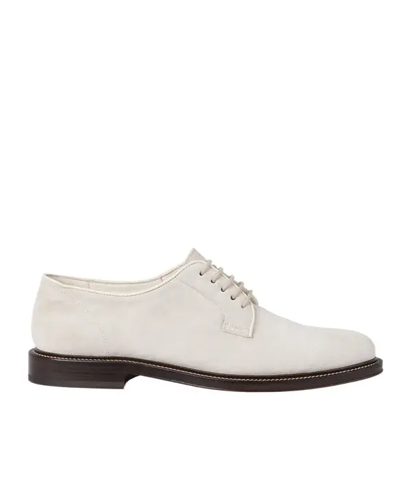 Brunello Cucinelli Suede Lace-up Derby Shoes