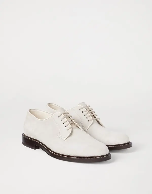Brunello Cucinelli Suede Lace-up Derby Shoes