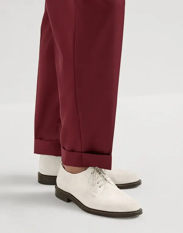 Brunello Cucinelli Suede Lace-up Derby Shoes