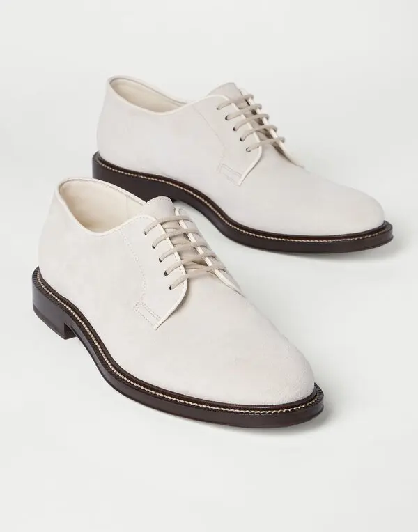 Brunello Cucinelli Suede Lace-up Derby Shoes