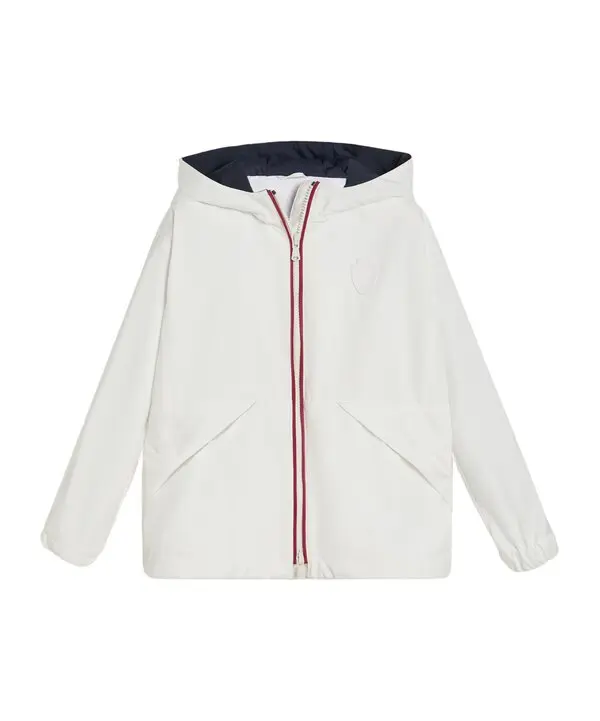 Brunello Cucinelli Hooded Logo Zip-up Jacket