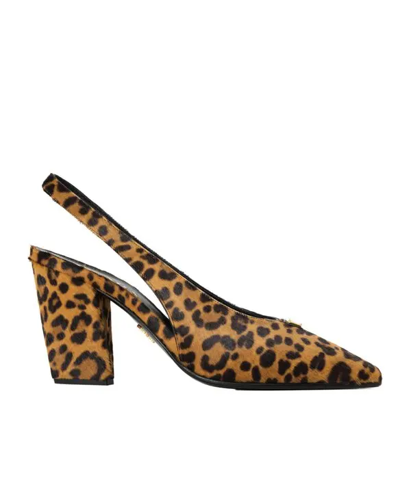 Prada Leopard Print Highheeled Shoes