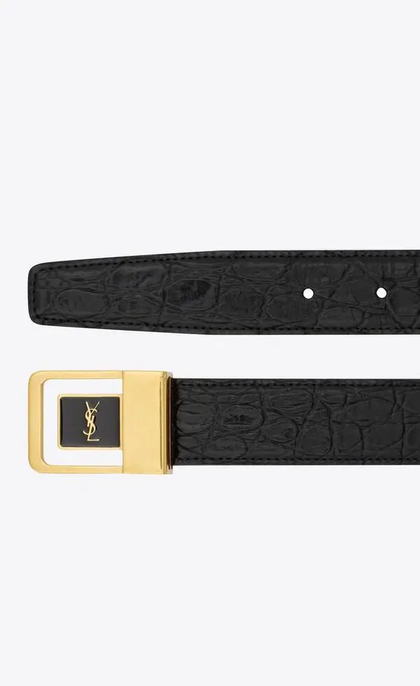 Saint Laurent La 66 Buckle Belt