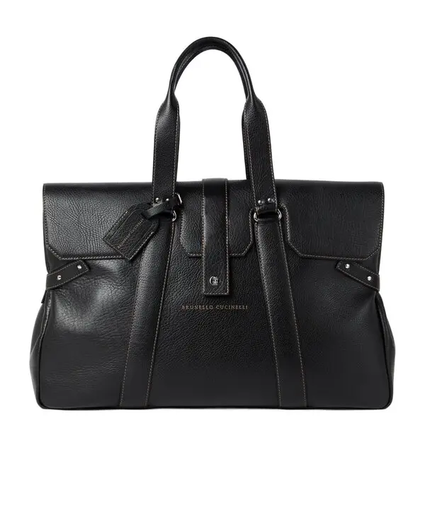 Brunello Cucinelli Weekender Country Holdall Bag
