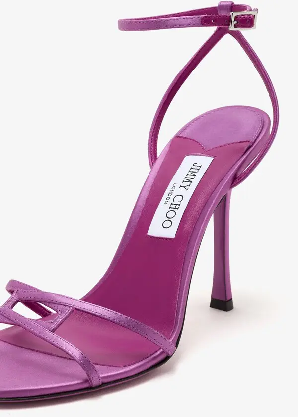 JIMMY CHOO Open-toe High-heeled Sandals With Adjustable Buckle