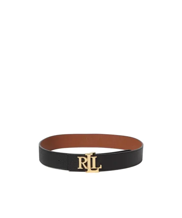 Ralph Lauren Logo Buckled Reversible Belt