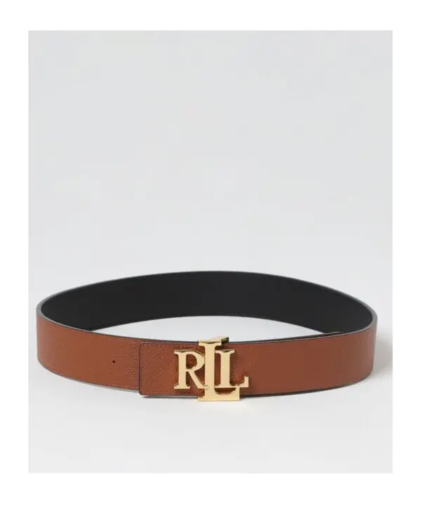 Ralph Lauren Logo Buckled Reversible Belt