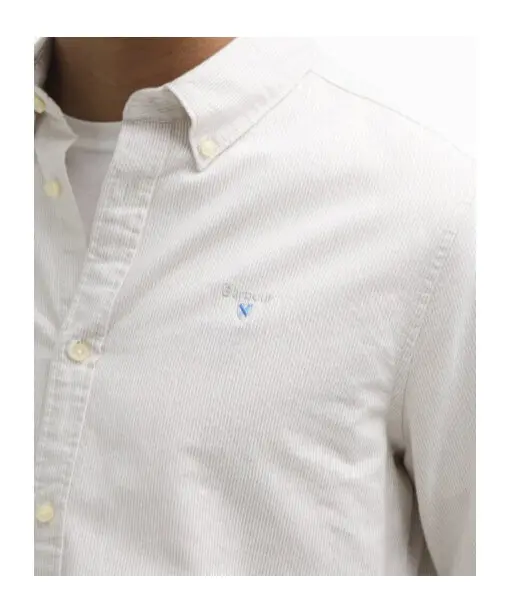 Barbour Striped Oxford Tailored Long-sleeved Shirt