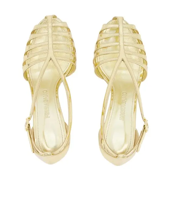 FERRAGAMO Crossover-strap Stiletto Sandals