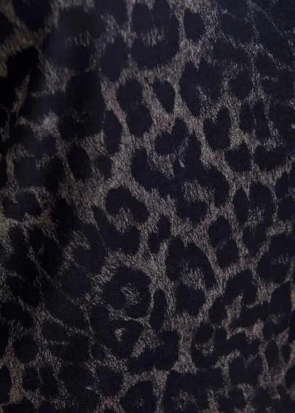 Essentiel Antwerp Leopard Print Turtleneck Top