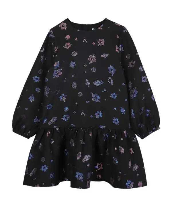 Kenzo Printed Long Sleeve Dress