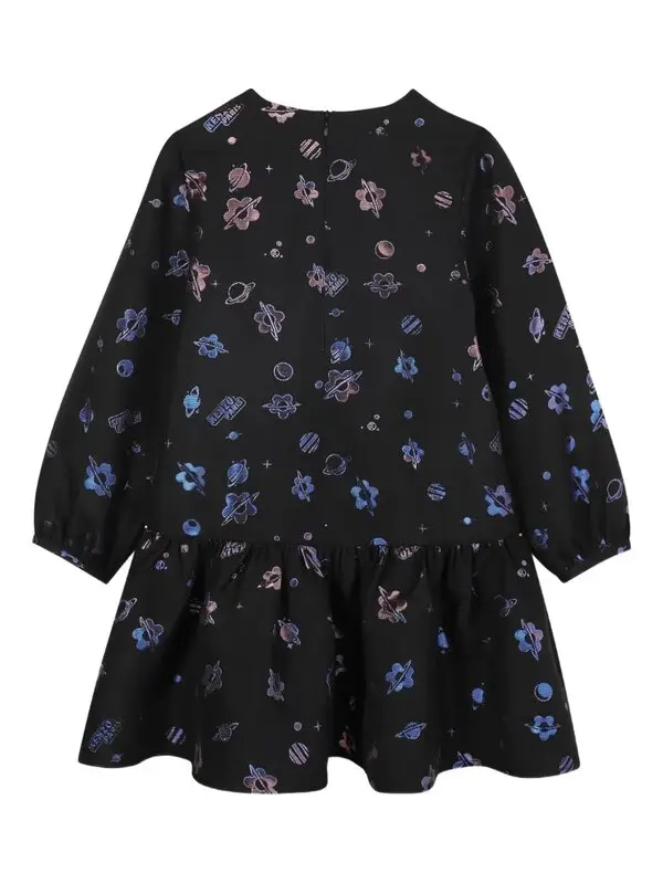 Kenzo Printed Long Sleeve Dress