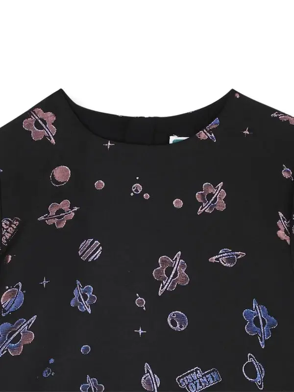 Kenzo Printed Long Sleeve Dress
