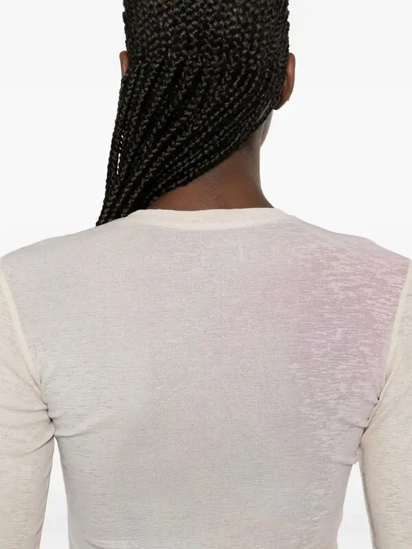 Nanushka Long Sleeve Crewneck Top