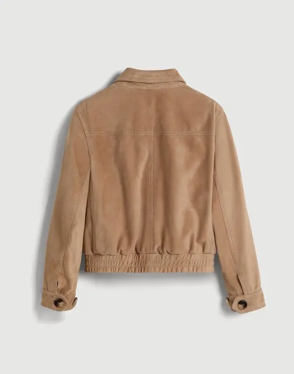 Brunello Cucinelli Suede Zip-fastening Jacket