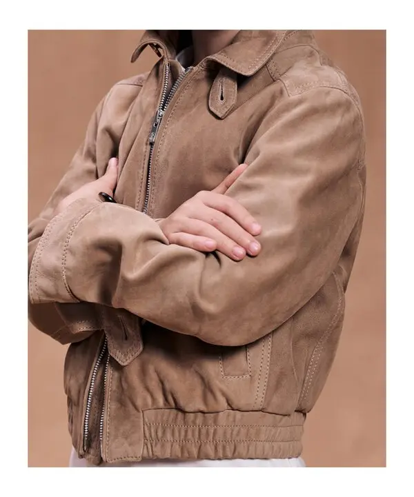 Brunello Cucinelli Suede Zip-fastening Jacket
